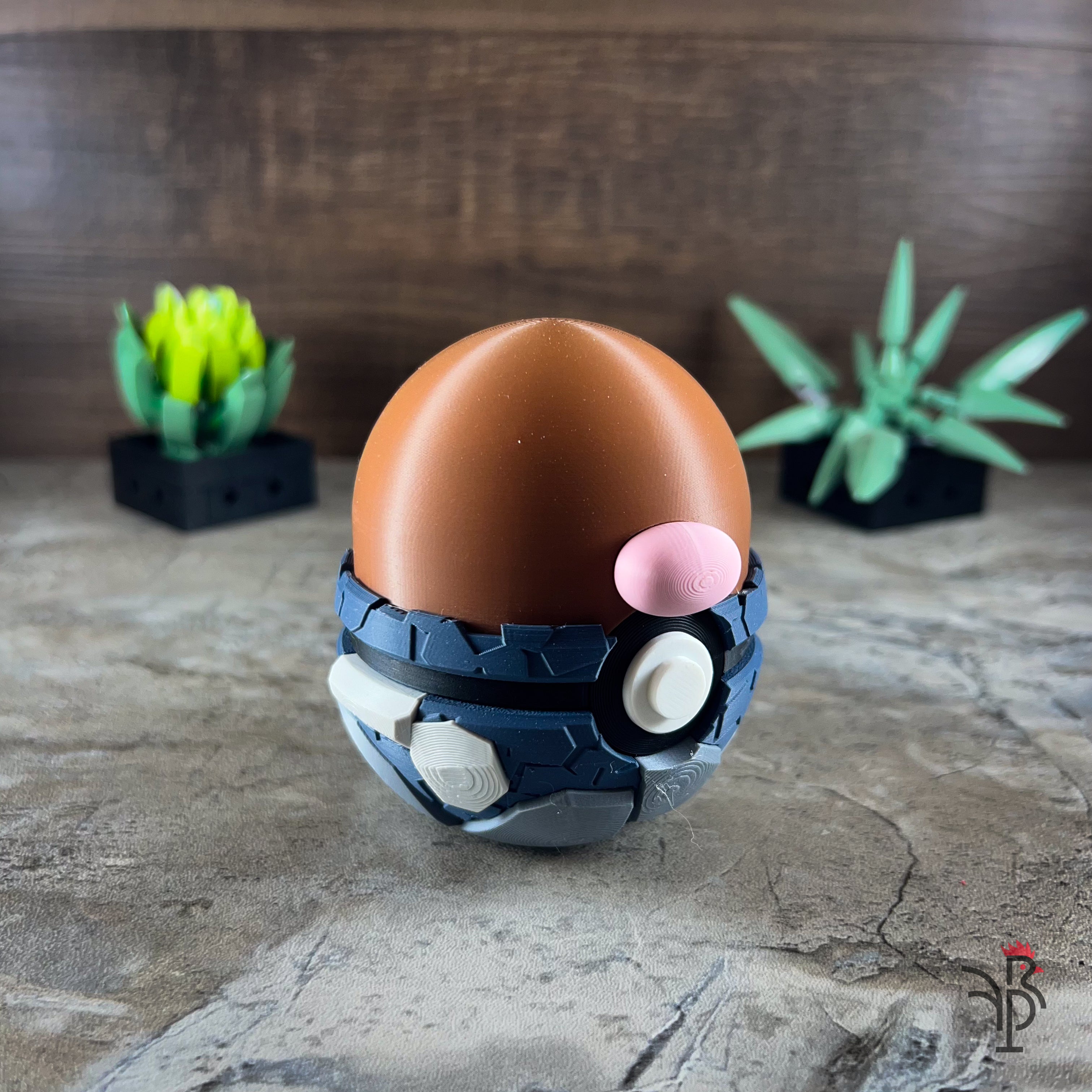 #0050 - Diglett Inspired Monster Ball – Rooster Print Farm