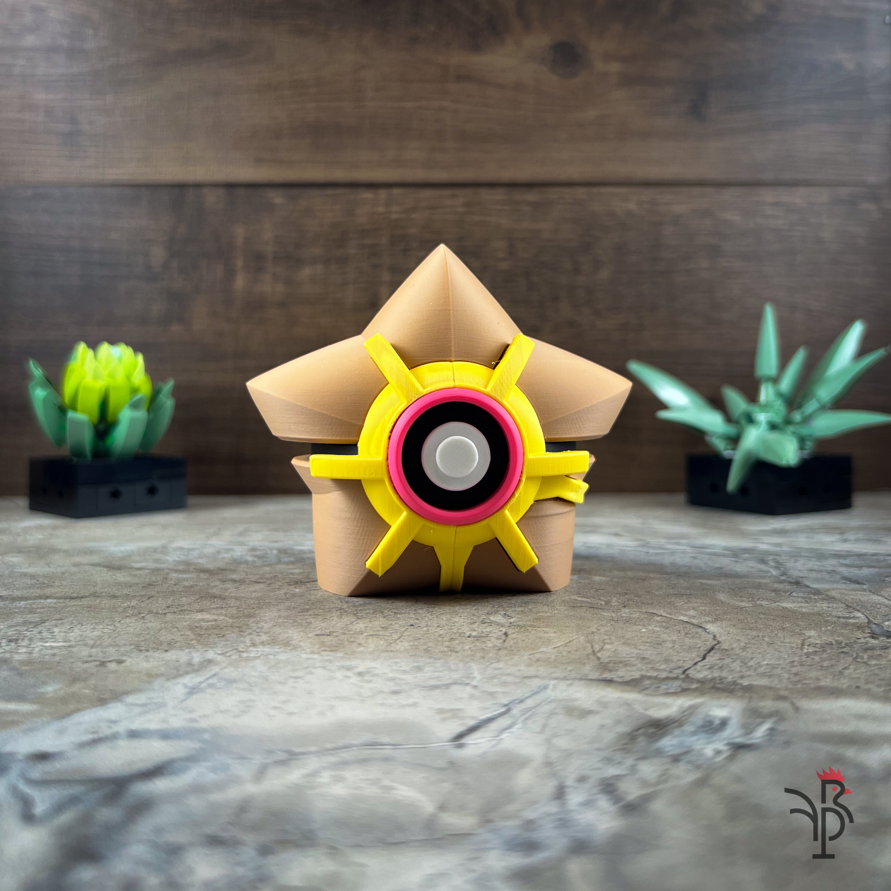 #0120 - Staryu Inspired Monster Ball – Rooster Print Farm
